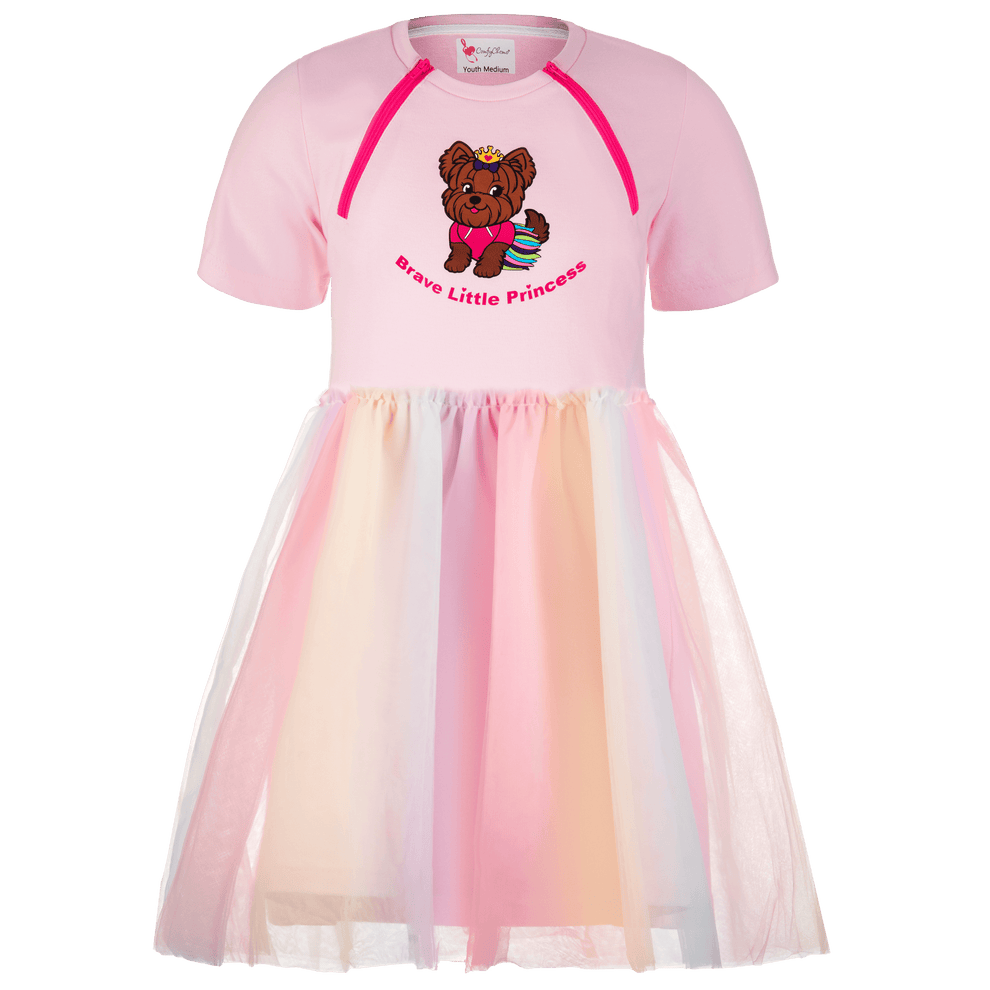 Chest Port Access Infusion Dress for Kids - Princess Style – ComfyChemo ...