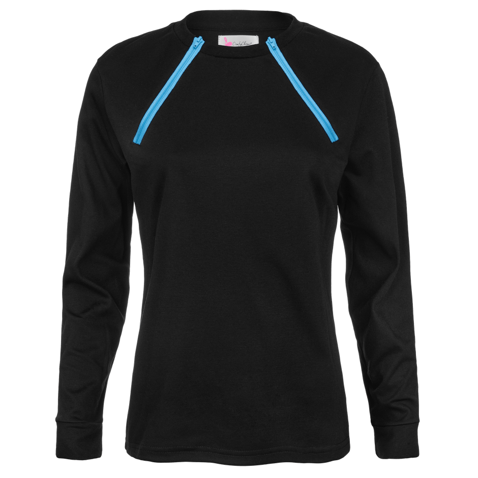 Women's ComfyChemo®CHEMOWEAR Chest Access Shirts – ComfyChemo® CHEMOWEAR