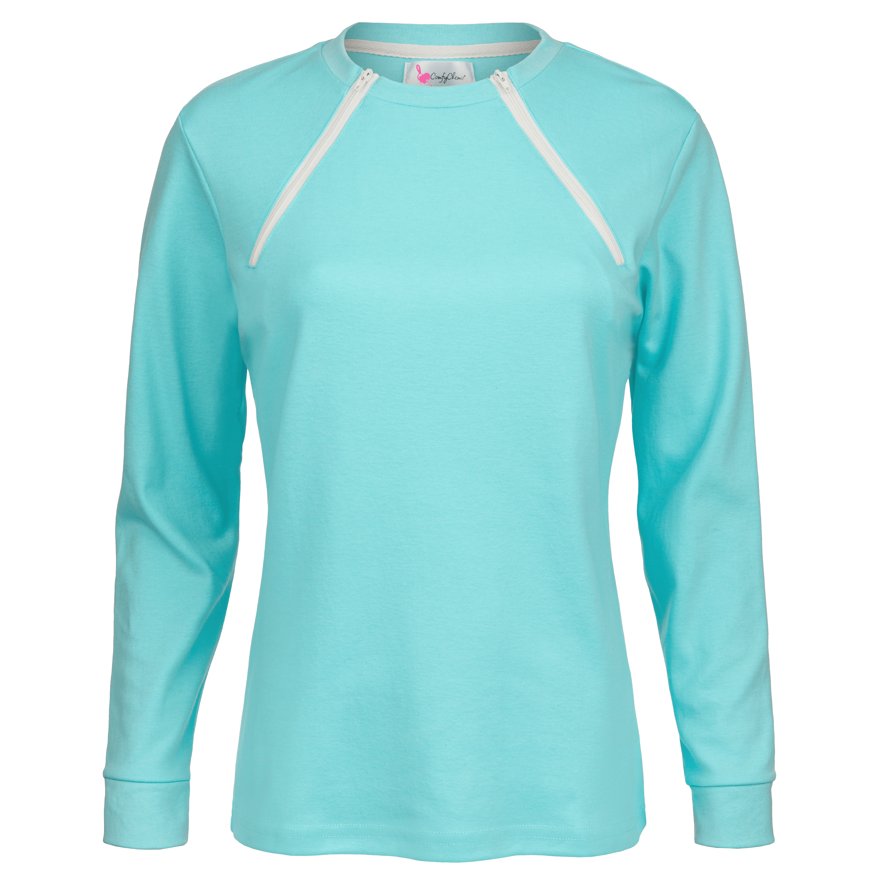 Women's Chest Access Infusion Shirt in Sky Blue Long Sleeve ...