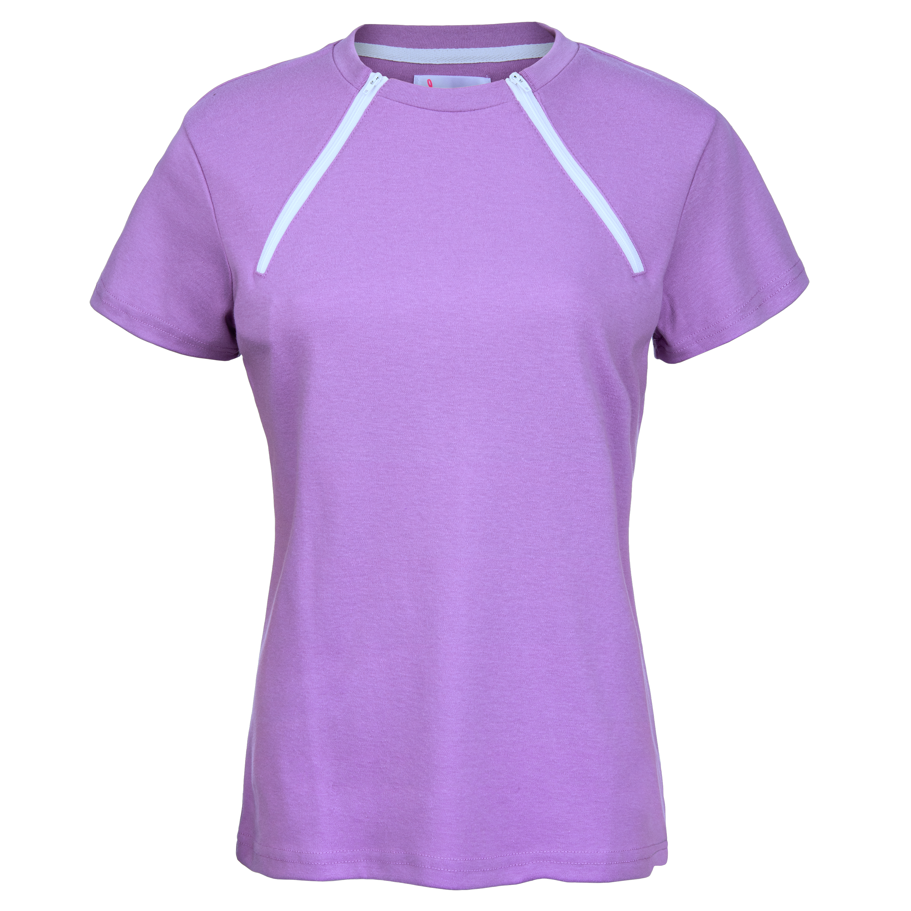 Women's Chest Access Infusion Shirt in Lavender – ComfyChemo® CHEMOWEAR